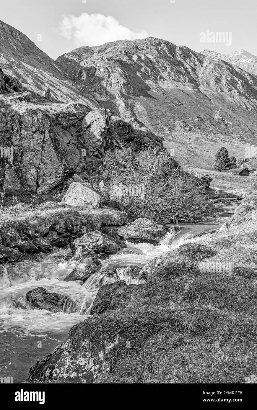 Schweiz alps Black and White Stock Photos & Images - Alamy