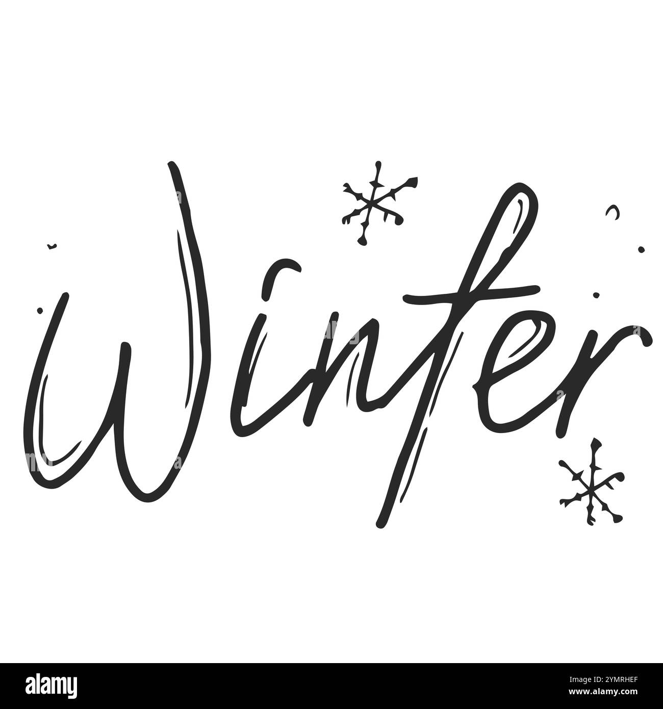 Words winter Stock Vector Images - Alamy
