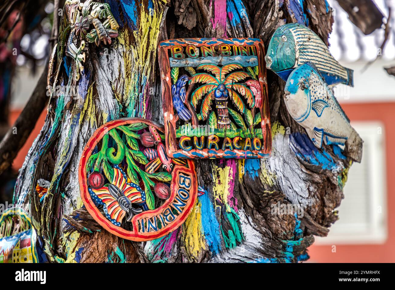 Curaçao has long been known for its colorful house facades ...
