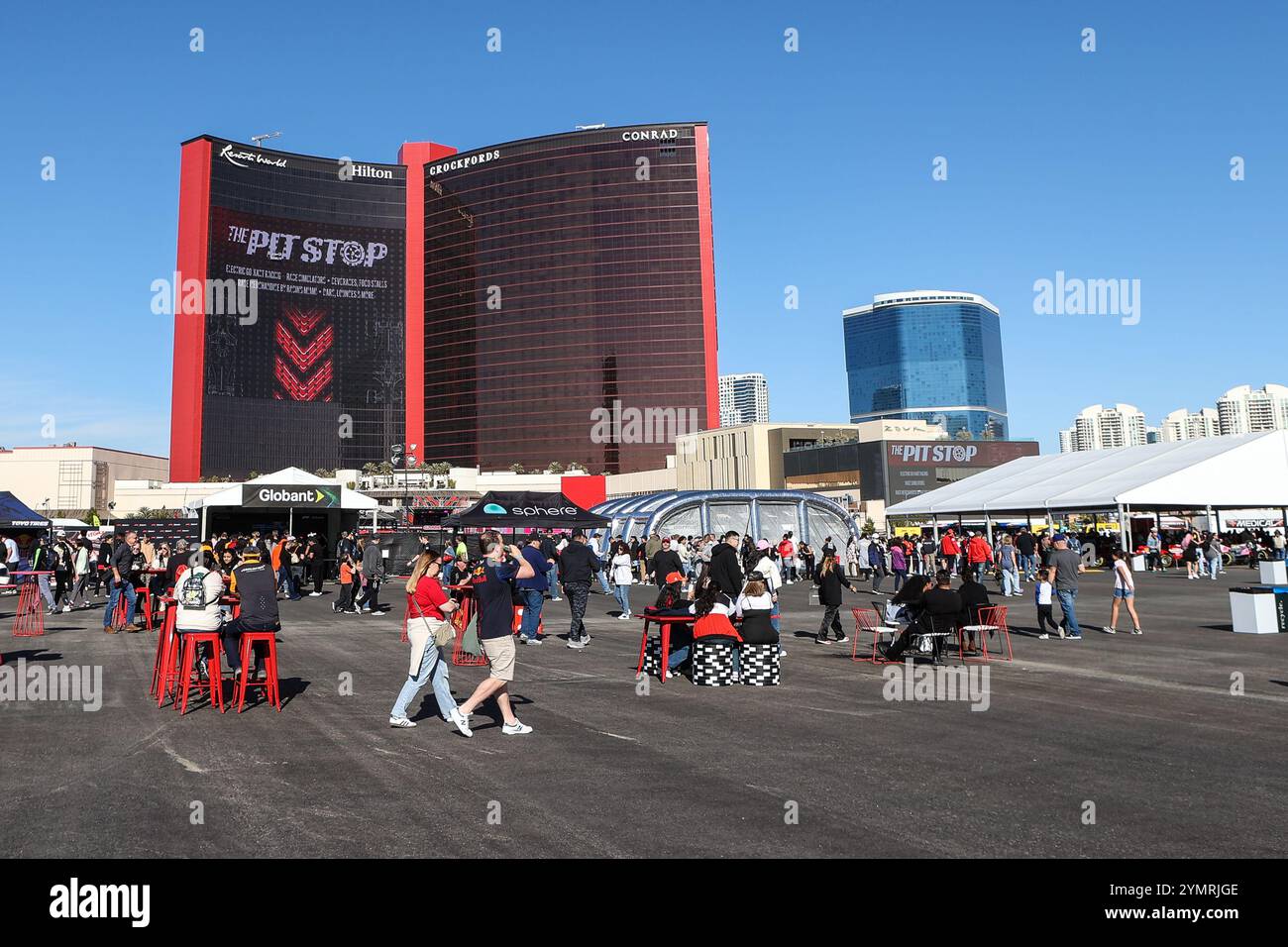 Las Vegas, NV, USA. 22nd Nov, 2024. Fans walk around during the F1 Las ...