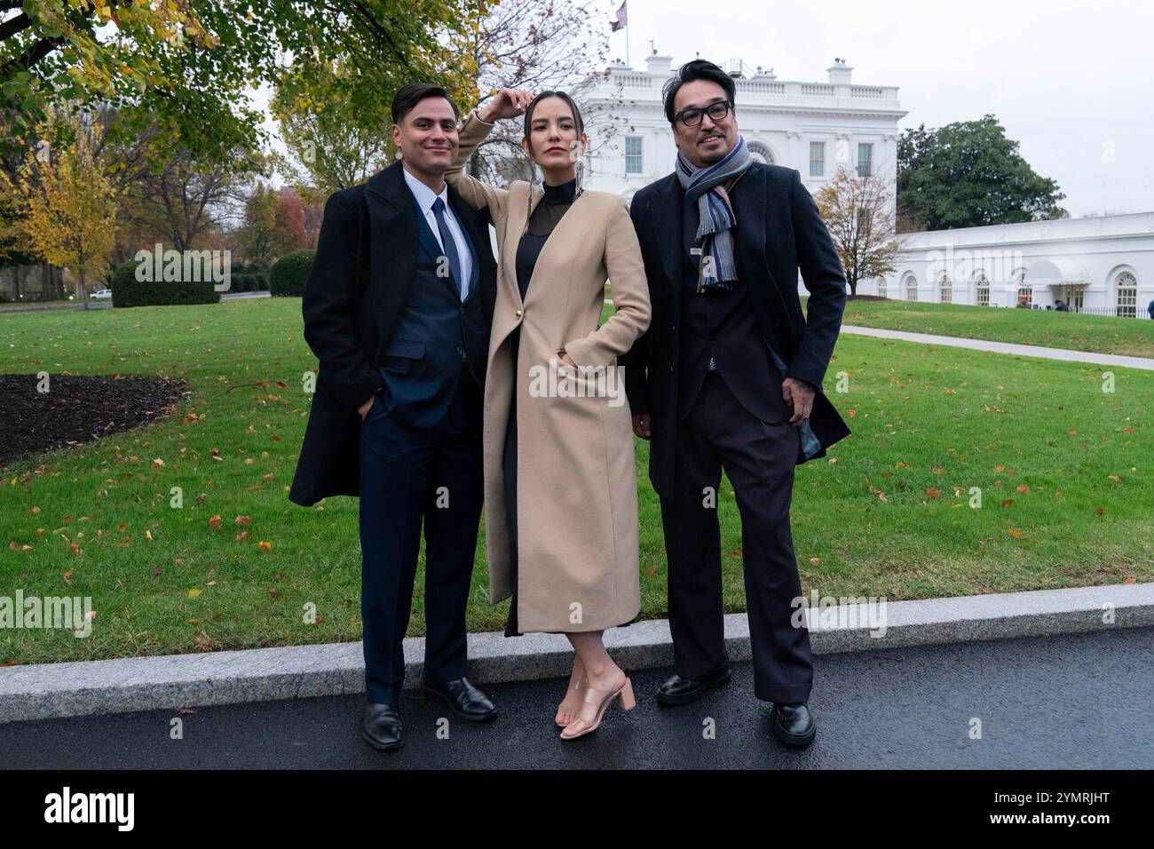 Members of AMC's "Dark Winds" Season 3 cast and crew actors Kiowa ...