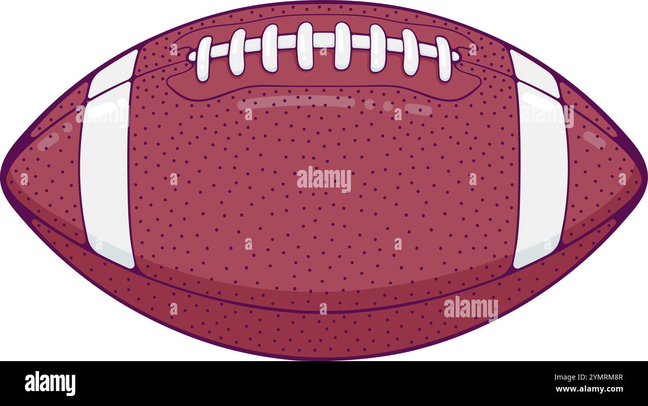 American football ball color Stock Vector Image & Art - Alamy