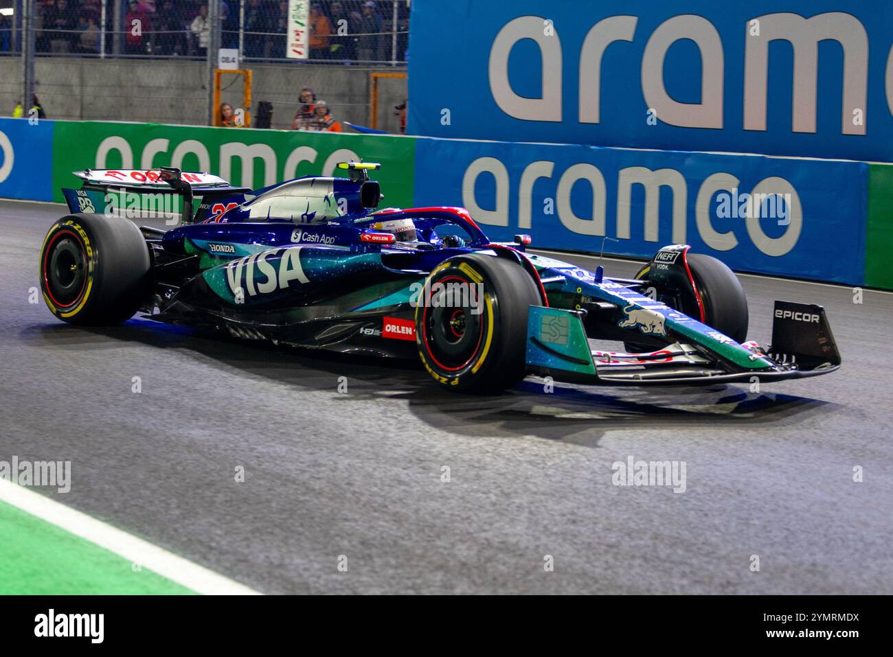 Team Visa Cash App RB during practice on day 1 of the 2024 Formula 1 ...