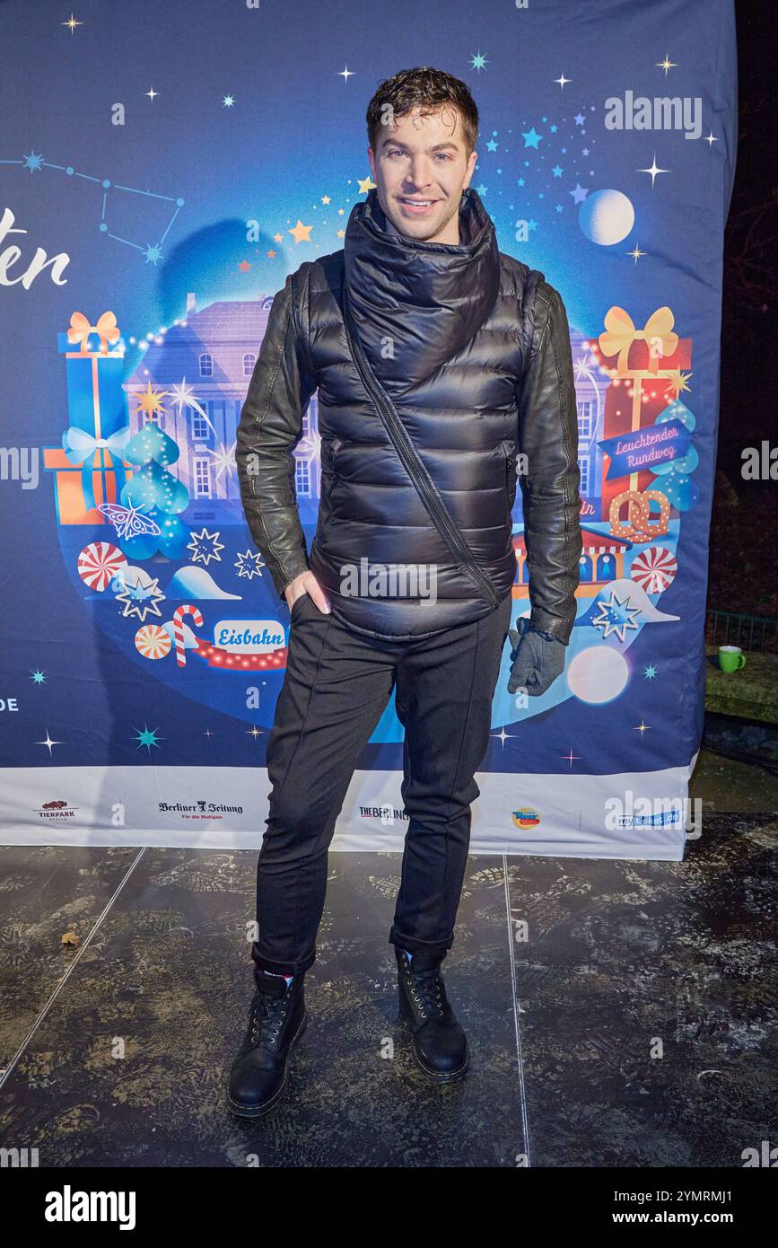 Julian David - Eroeffnung Weihnachten im Tierpark Friedrichsfelde in Berlin am 22.11.2024 ...