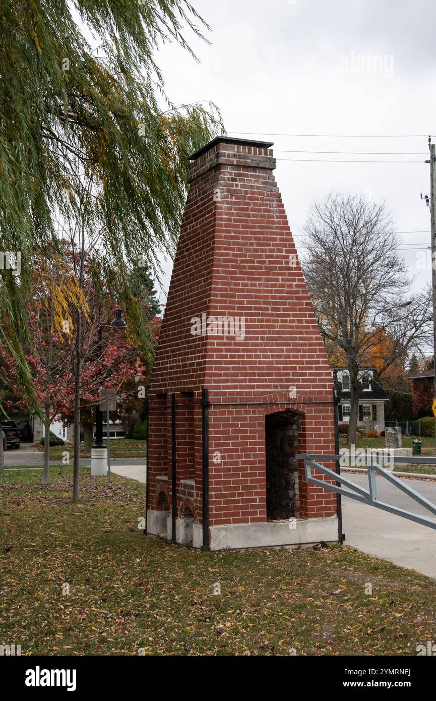 Red brick oven at Guild Park & Gardens on Guildwood Parkway in ...
