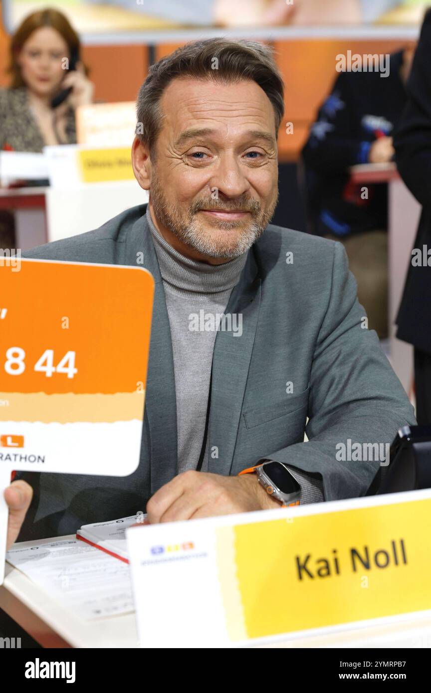 Kai Noll beim 29. RTL-Spendenmarathon 2024 im Studio 8 der EMG Studios ...