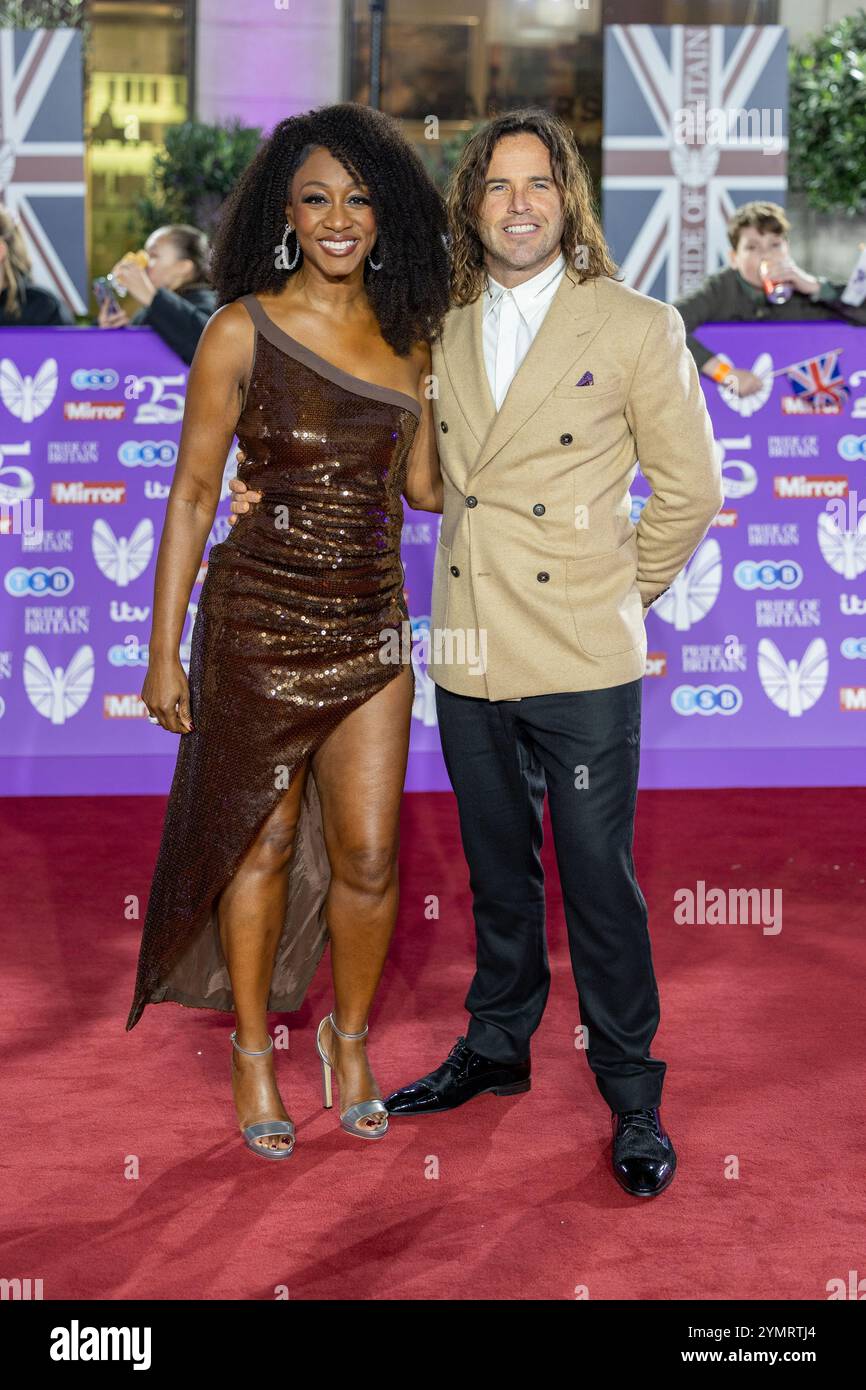 Celebs attend the Pride of Britain Awards Featuring: Beverley Knight ...