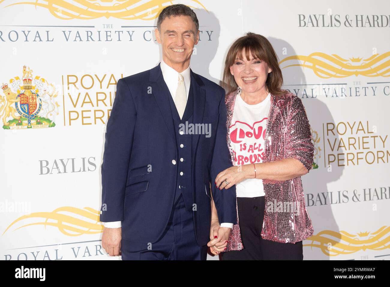 London, UK. 22 Nov 2024. Marti Pellow and Lorraine Kelly attending the ...
