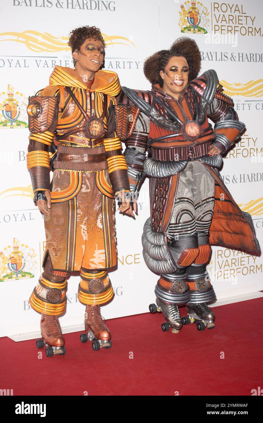 Jeevan braich and jade marvin from the musical starlight express hi-res ...