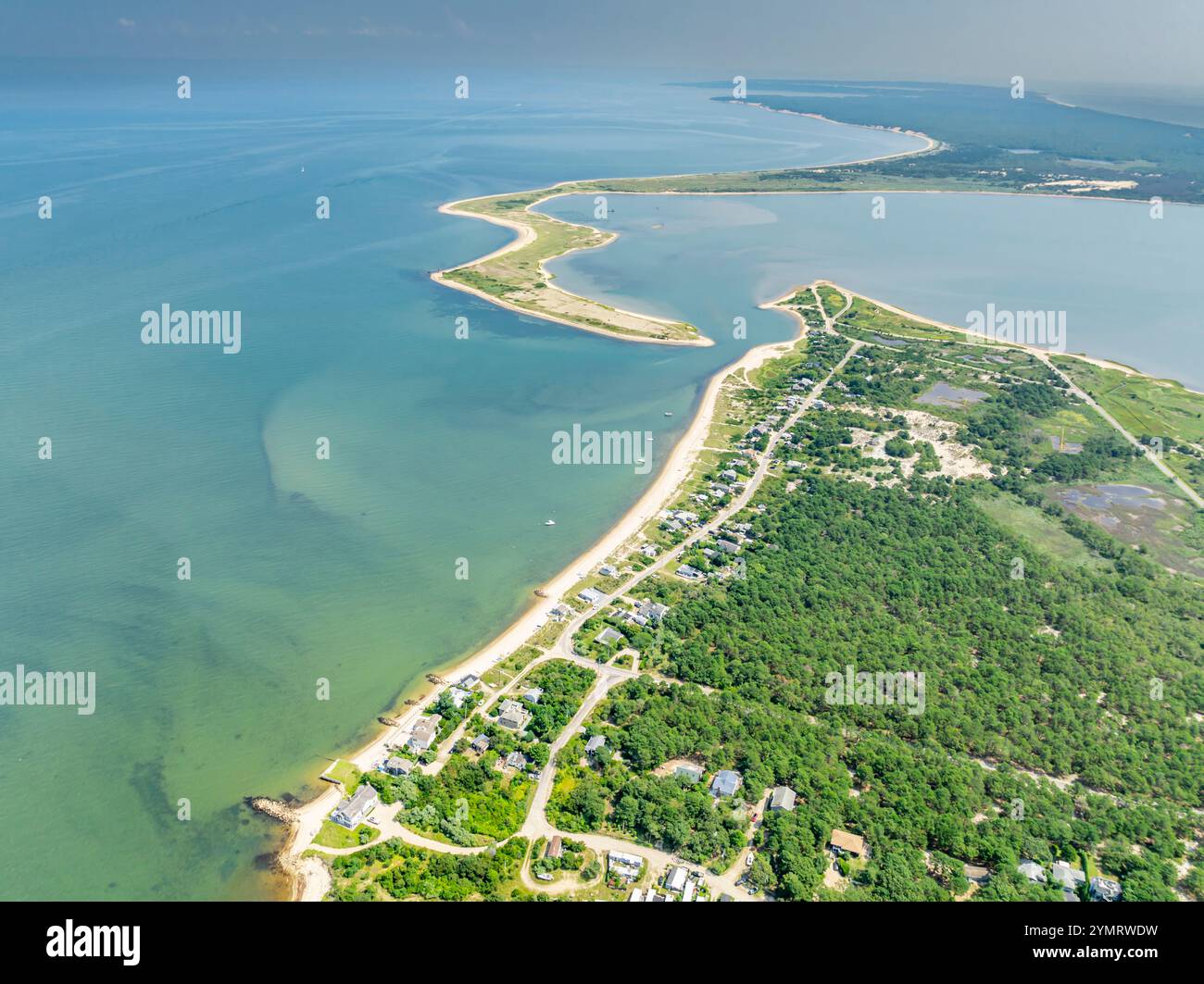 aerial view of lazy point Stock Photo - Alamy