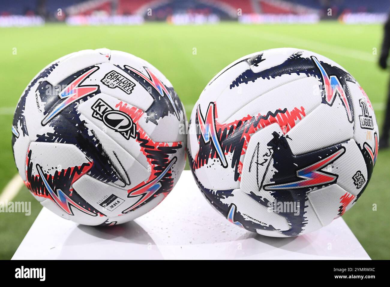 Illustration during the Ligue 1 McDonald's match between PSG and ...