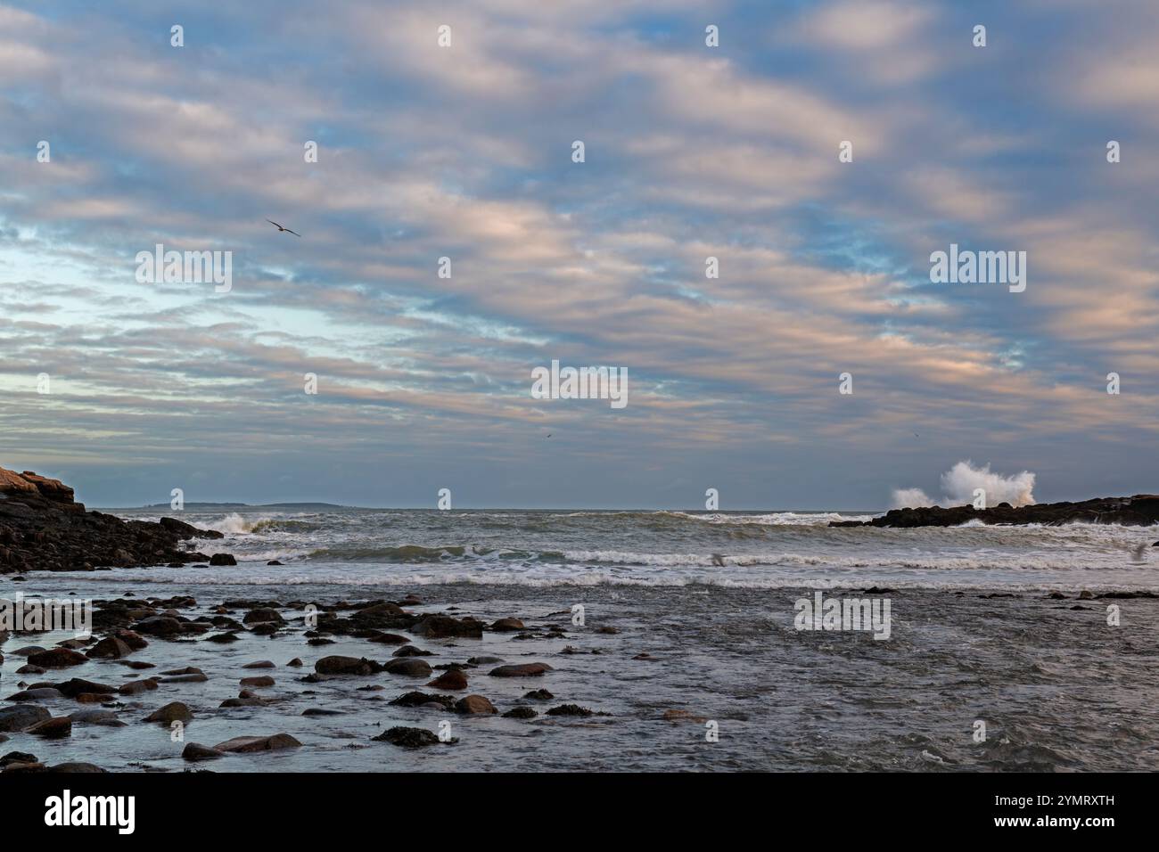February sunset in acadia national park hi-res stock photography and ...