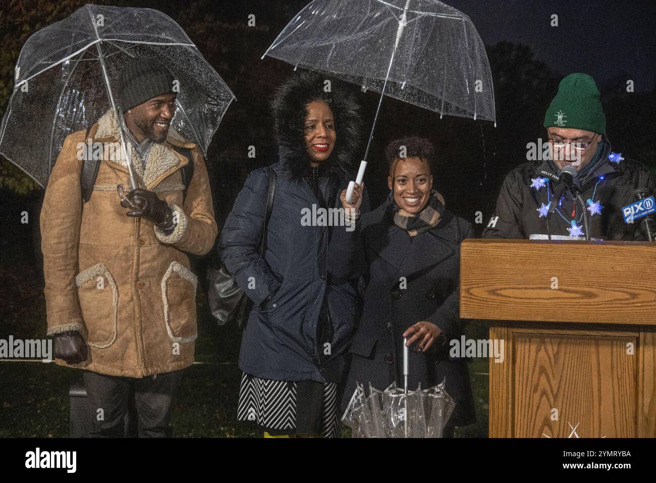 Local elected officials Jumaane Williams, Laurie Cumbo and Crystal ...