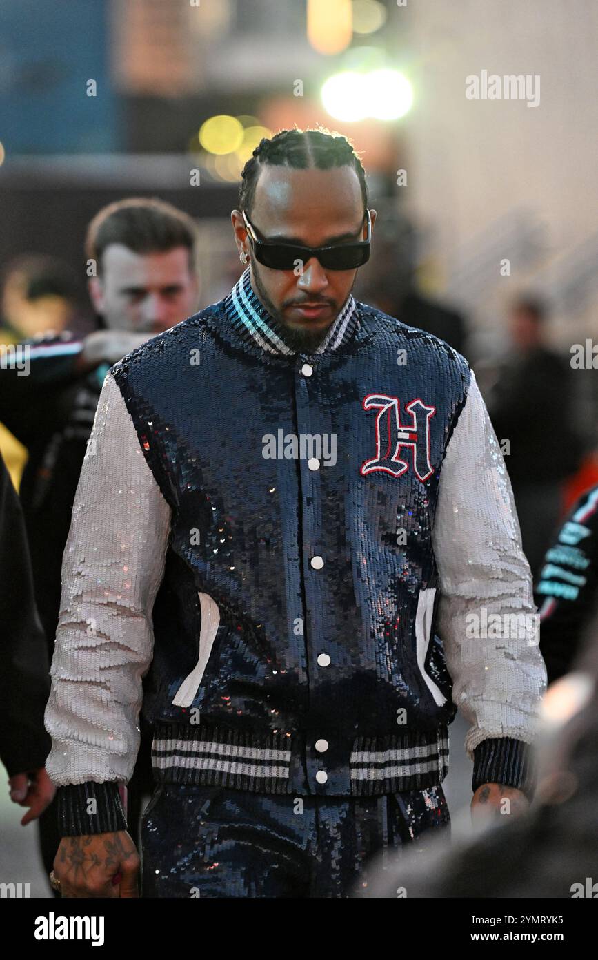 Las Vegas, USA. 22nd Nov, 2024. Lewis Hamilton (GBR) Mercedes AMG F1 ...