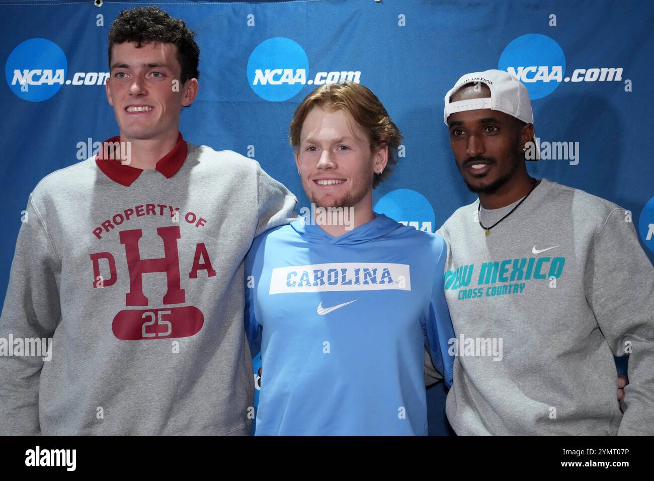 Wisconsin, USA. 22nd Nov, 2024. From left: Graham Blanks (Harvard ...