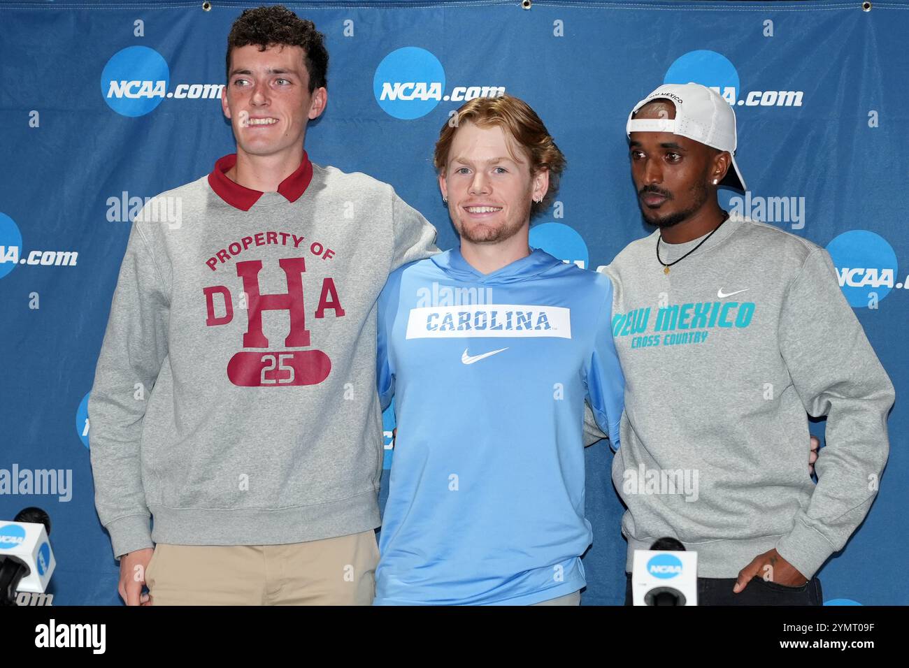 Wisconsin, USA. 22nd Nov, 2024. From left: Graham Blanks (Harvard ...