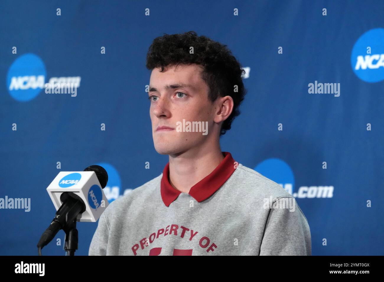 Madison, United States. 22nd Nov, 2024. Graham Blanks of Harvard at a ...
