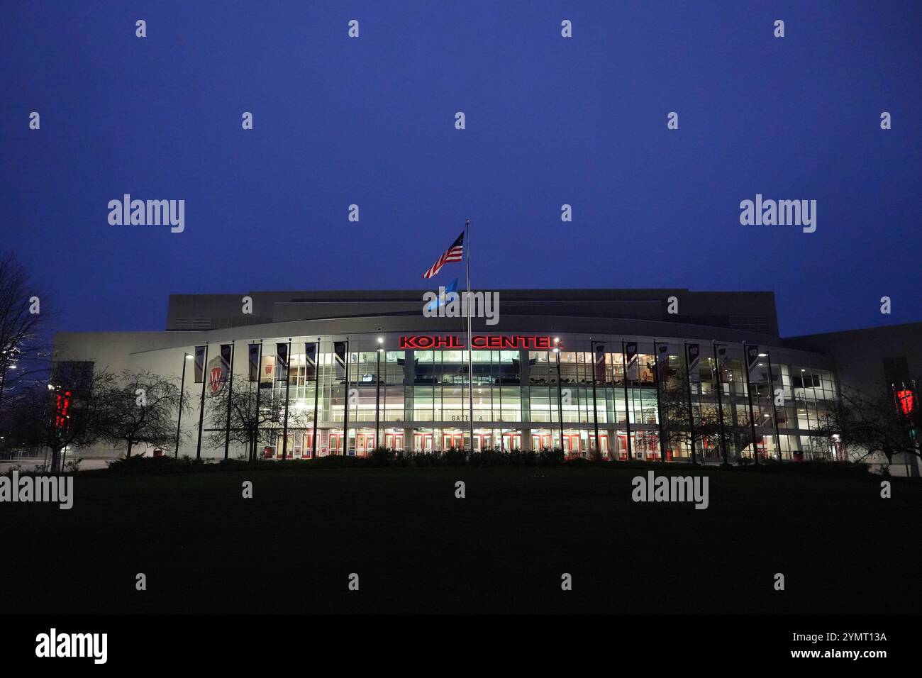Madison, United States. 22nd Nov, 2024. A general overall view of the ...