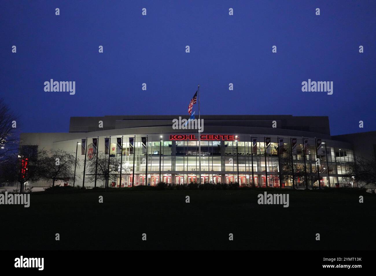 Madison, United States. 22nd Nov, 2024. A general overall view of the ...