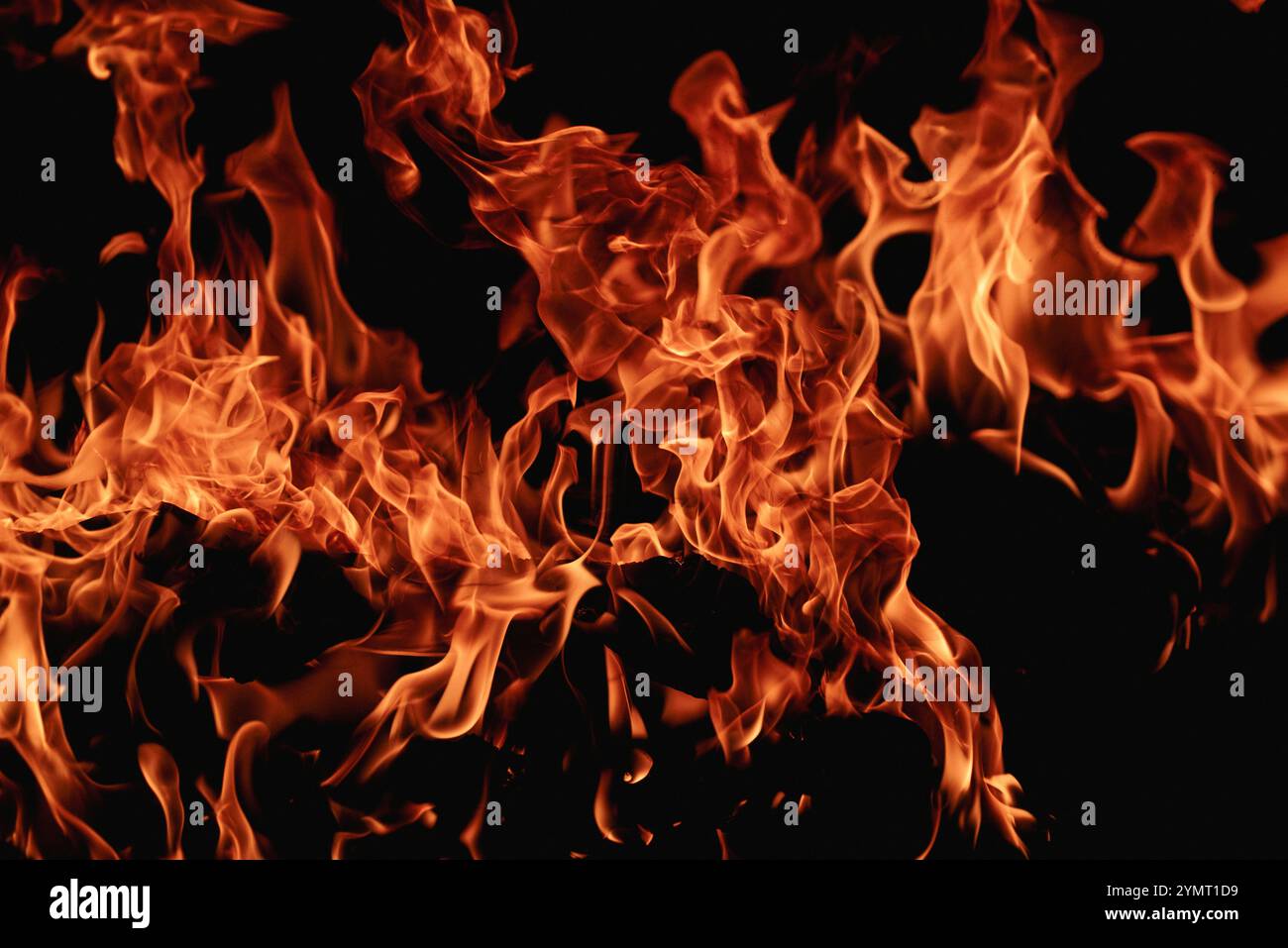 Abstract blaze fire flame texture for banner background. Fire flames on ...