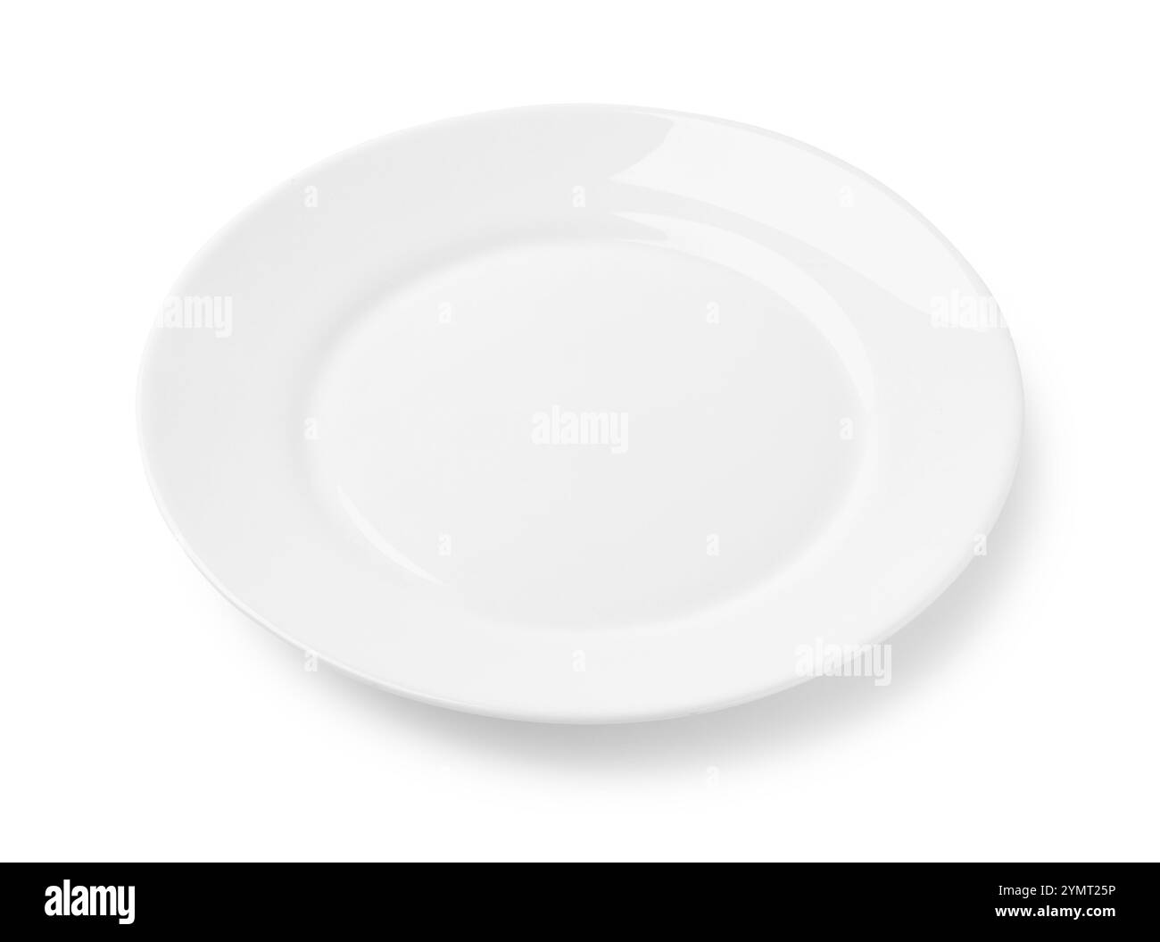 Simple round ceramic plate Black and White Stock Photos & Images - Alamy