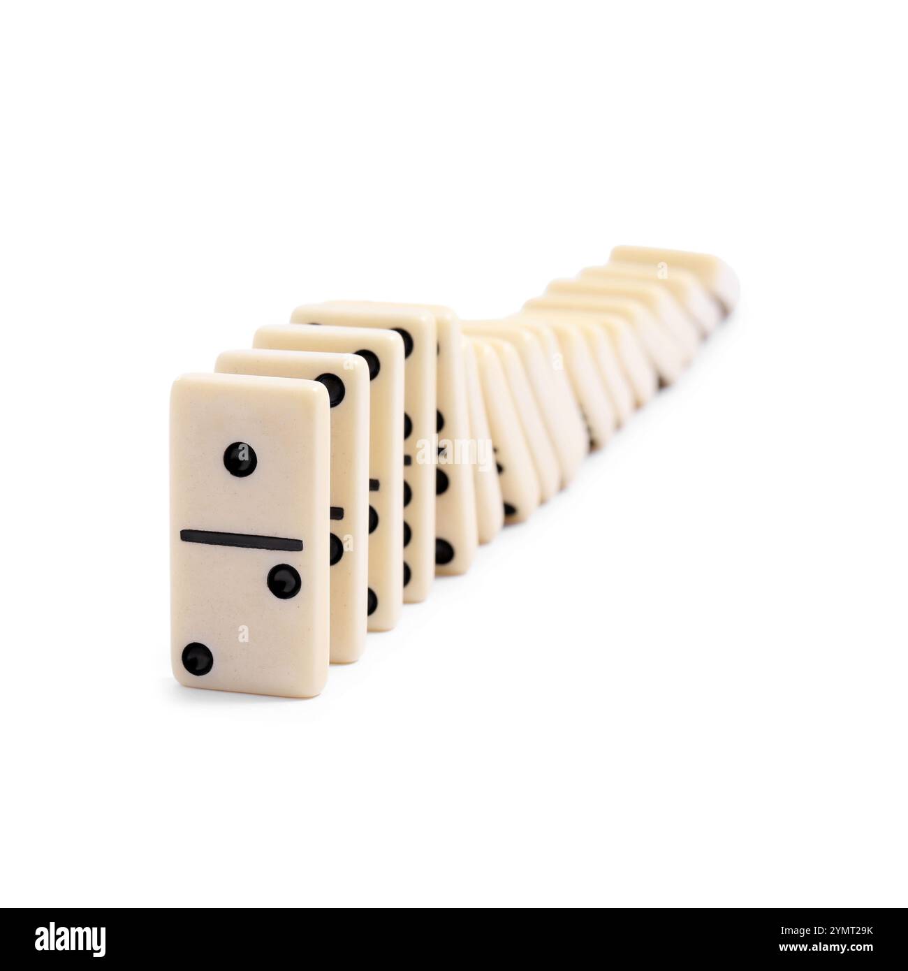 Many white dominos blocks hi-res stock photography and images - Alamy