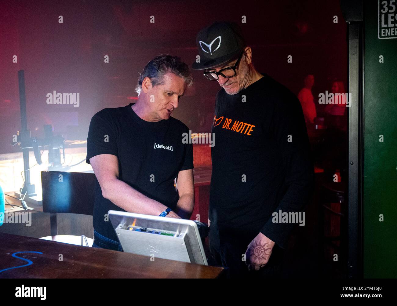 Schwerin, Germany. 23rd Nov, 2024. Gernot Rücker (left), addiction ...