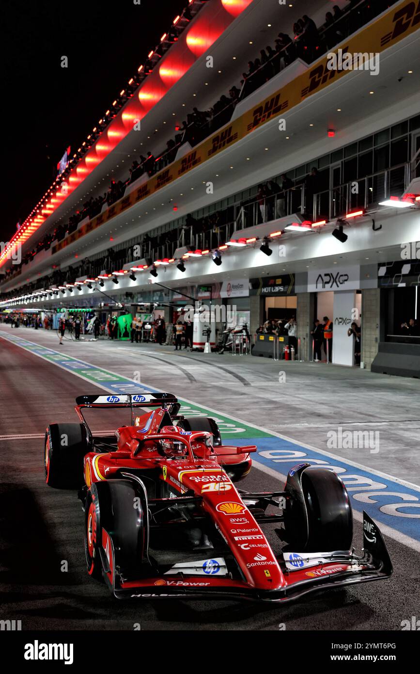 Las Vegas, USA. 22nd Nov, 2024. Charles Leclerc (MON) Ferrari SF-24 ...