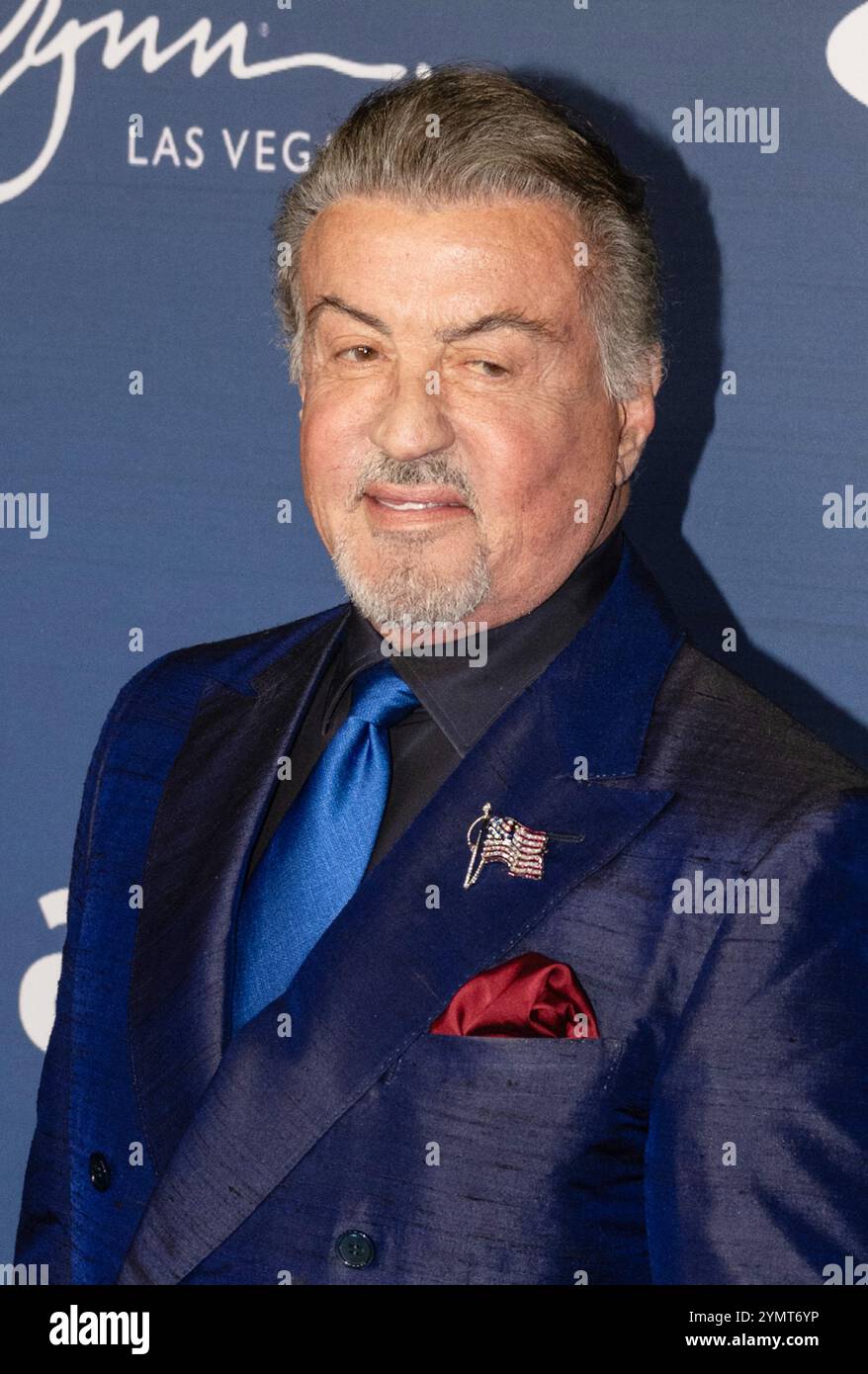 Las Vegas, NV, USA. 22nd Nov, 2024. Sylvester Stallone at amfAR Las ...