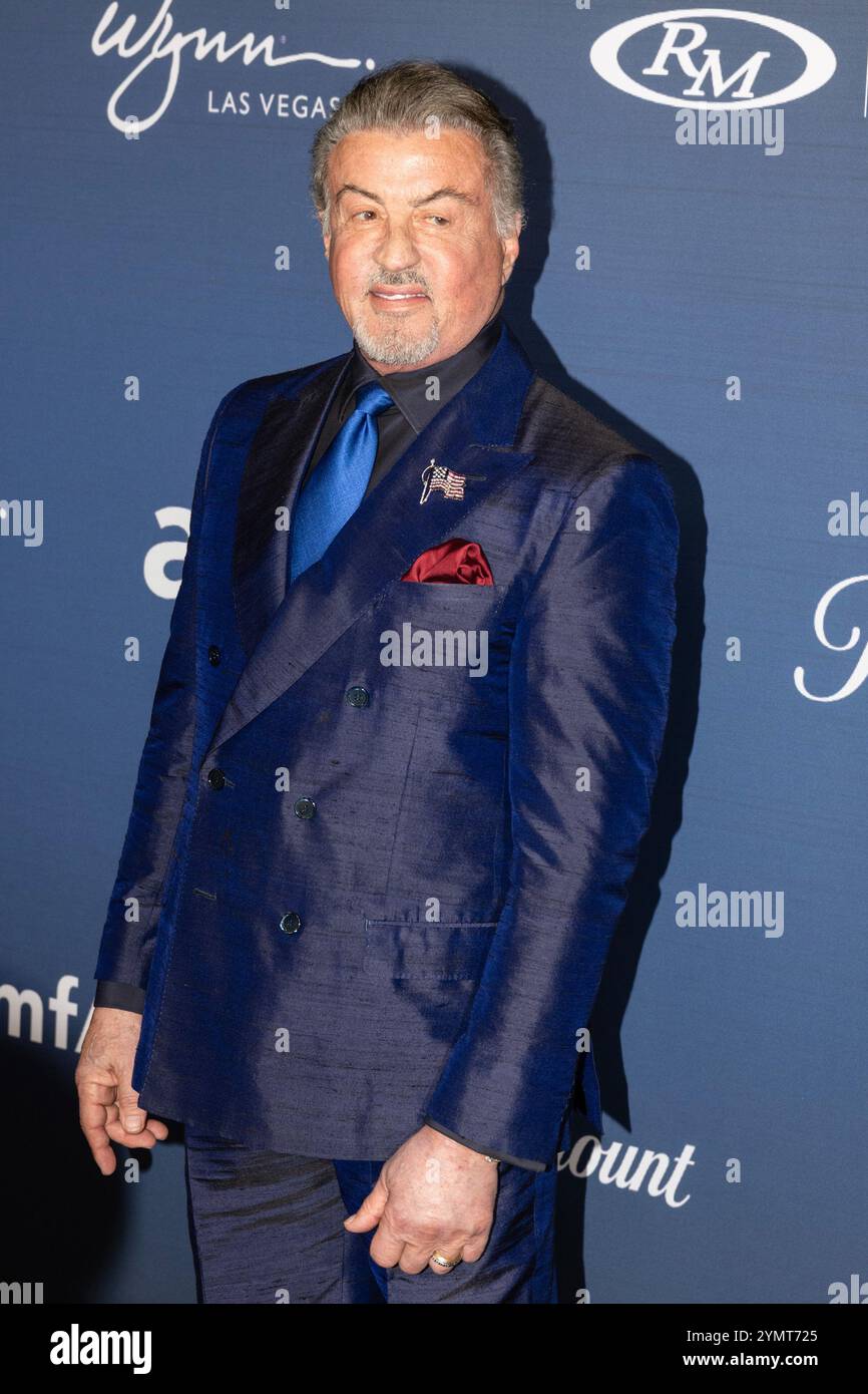 Las Vegas, NV, USA. 22nd Nov, 2024. Sylvester Stallone at amfAR Las ...