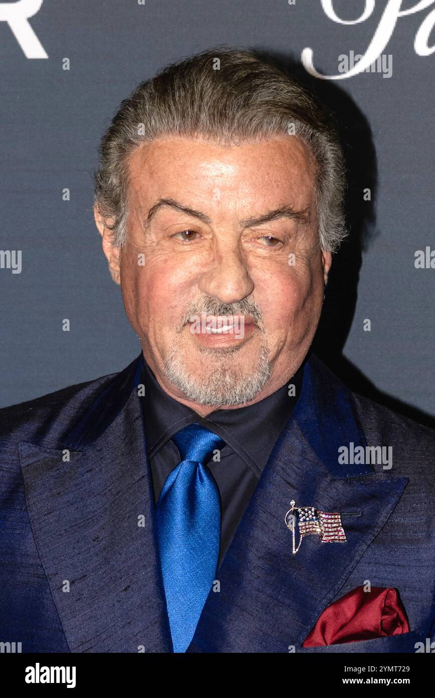 Las Vegas, NV, USA. 22nd Nov, 2024. Sylvester Stallone at amfAR Las ...