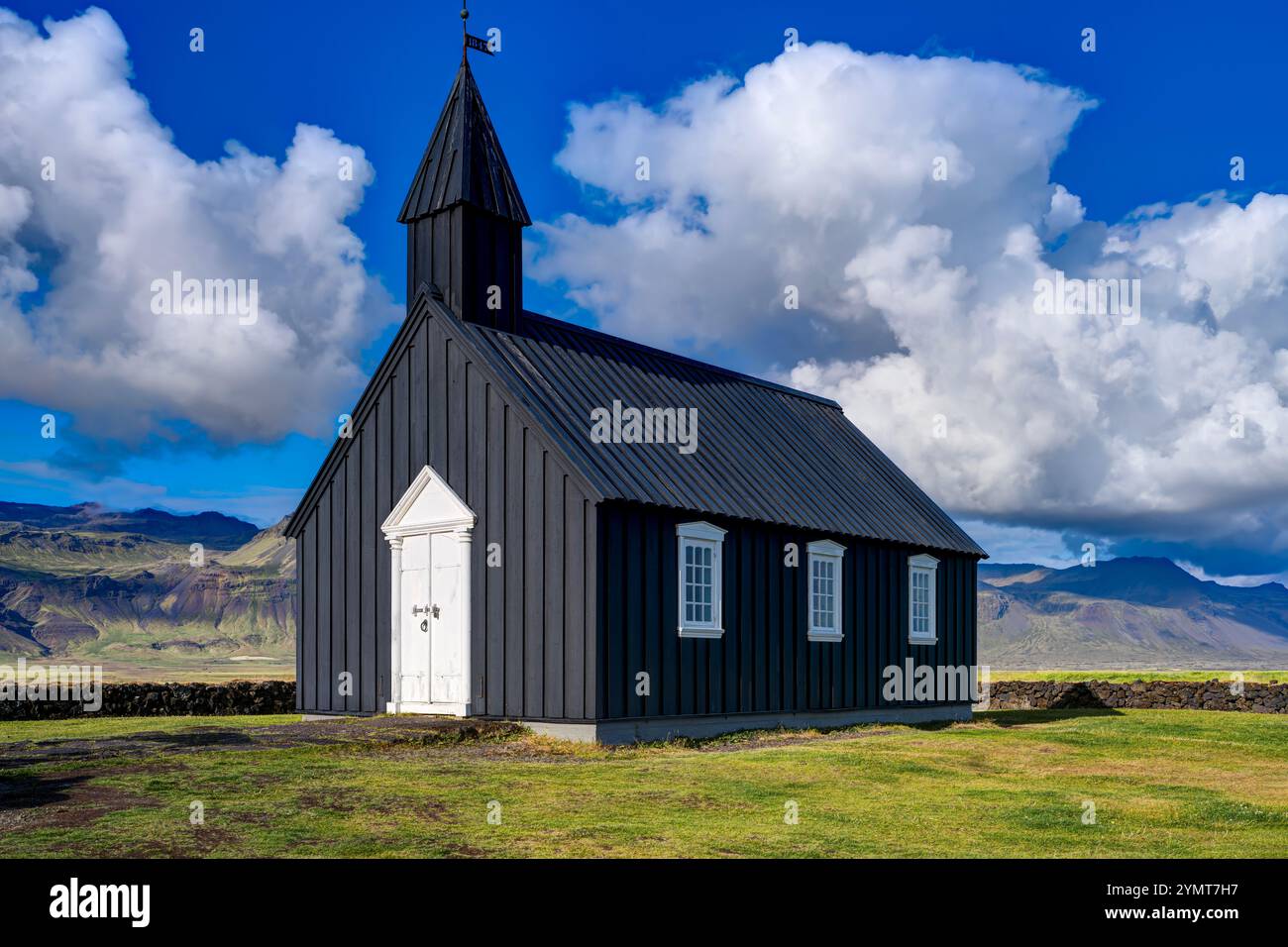 Black Church of Budir (Búðakirkja). Búðir, Iceland Stock Photo - Alamy