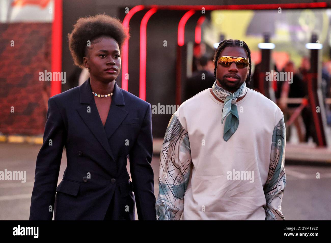 Las Vegas, USA. 22nd Nov, 2024. (L to R): Junelle Bromfield (JAM ...