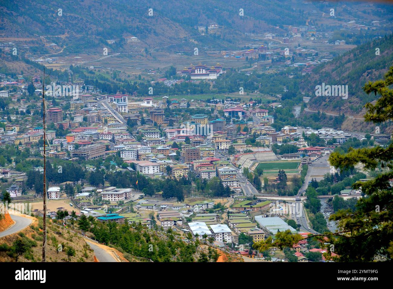 Beautiful and scenic landscapes, countryside, Bhutan Stock Photo - Alamy
