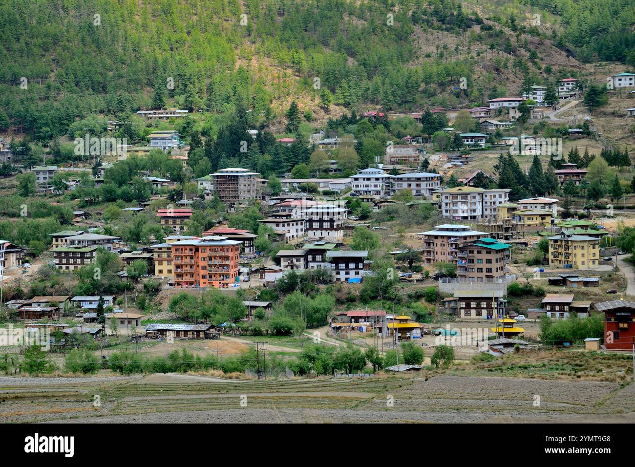 Beautiful and scenic landscapes, countryside, Bhutan Stock Photo - Alamy