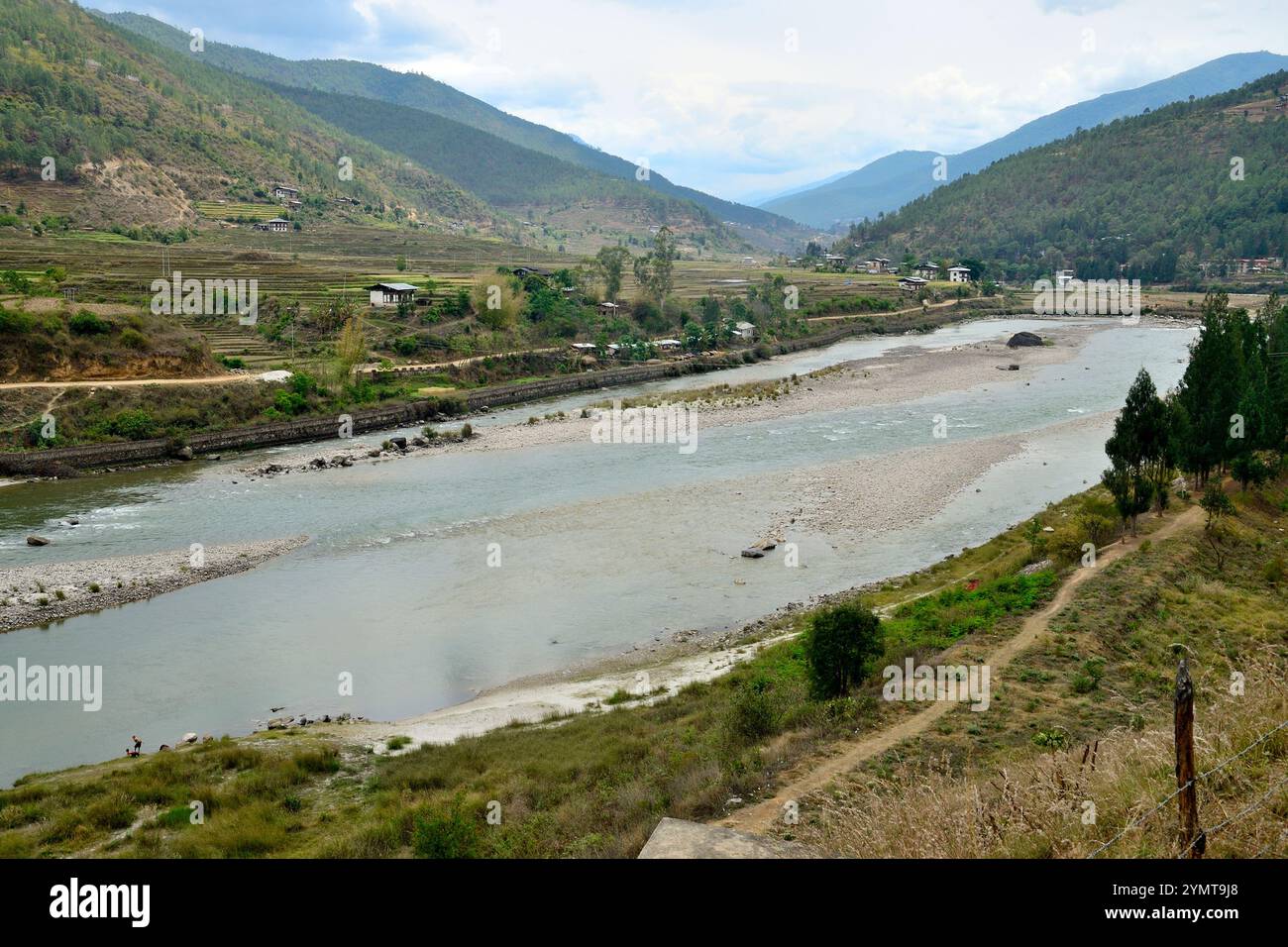Beautiful and scenic landscapes, countryside, Bhutan Stock Photo - Alamy
