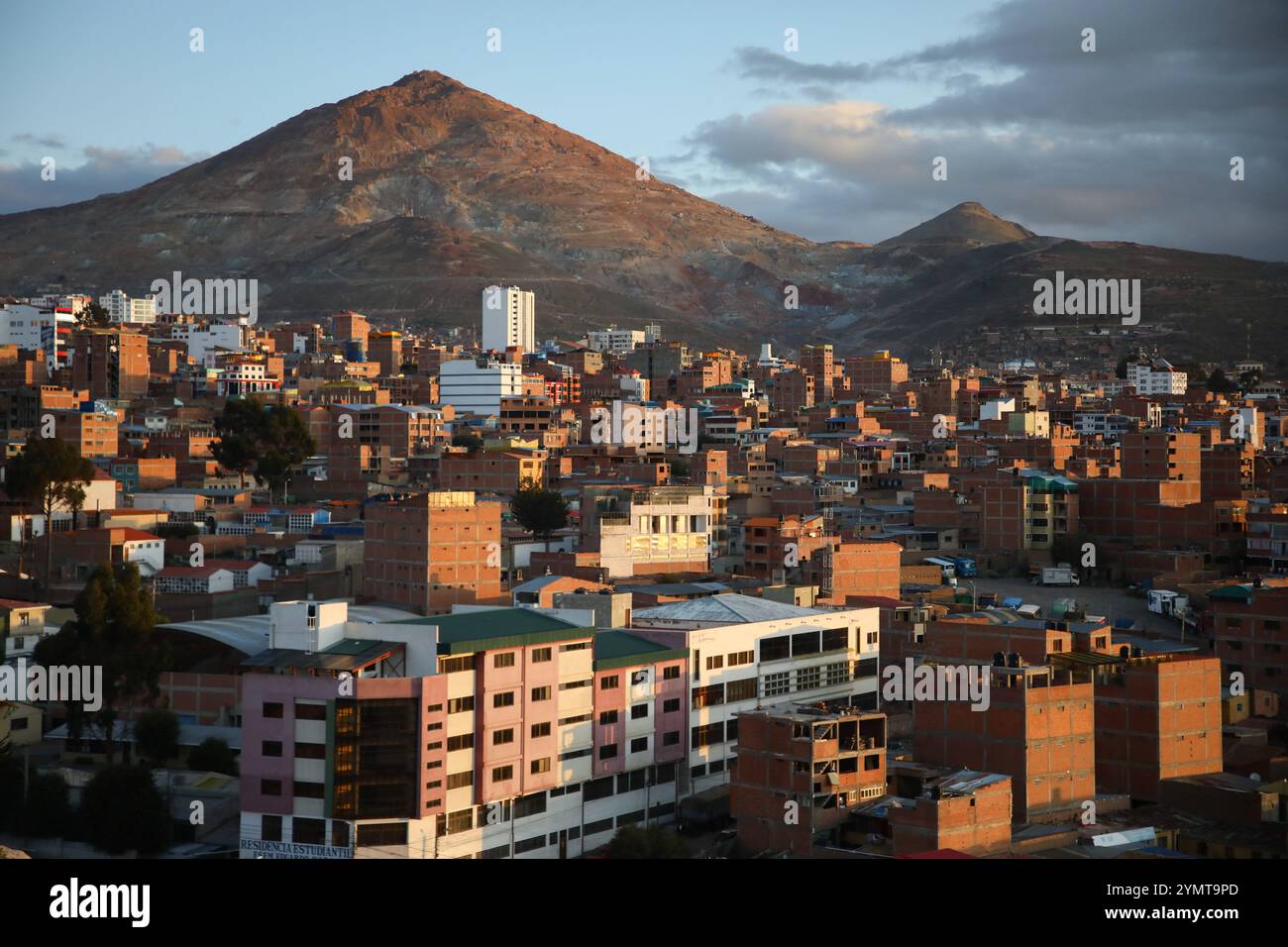The cerro rico mountain, exploited for its silver resources since the ...