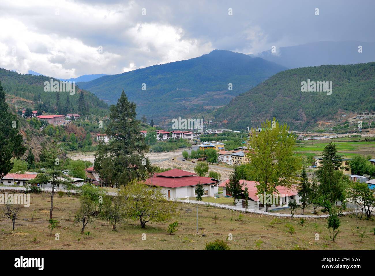 Beautiful and scenic landscapes, countryside, Bhutan Stock Photo - Alamy