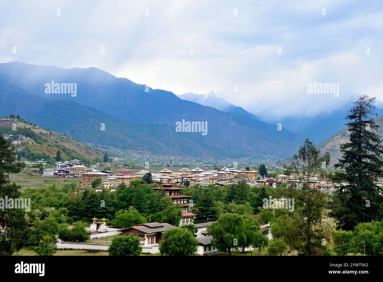 Beautiful and scenic landscapes, countryside, Bhutan Stock Photo - Alamy