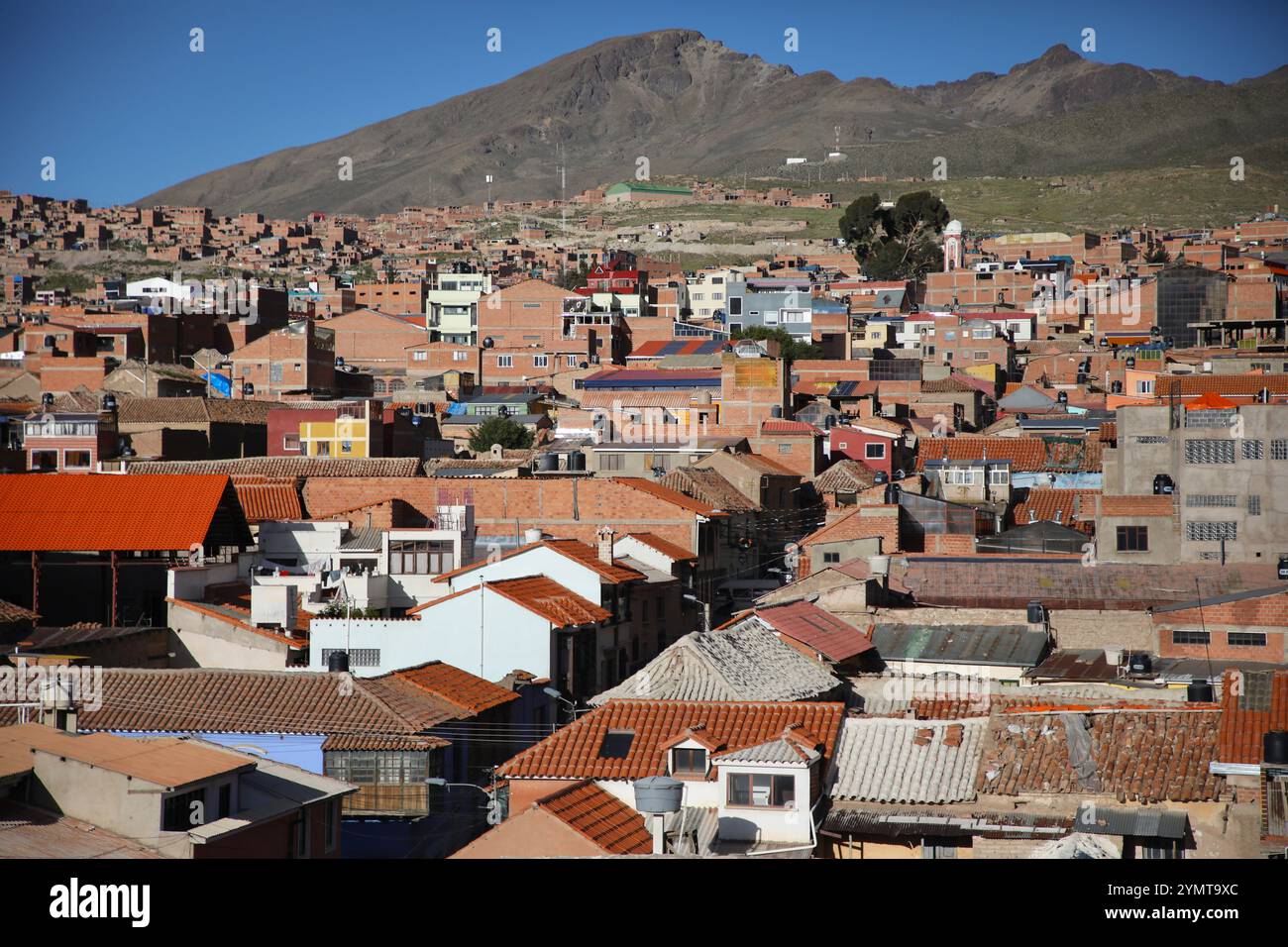 March 27, 2024, Potosi, PotosÃŒ Department, Bolivia: The city of Potosi in Bolivia is spread ...