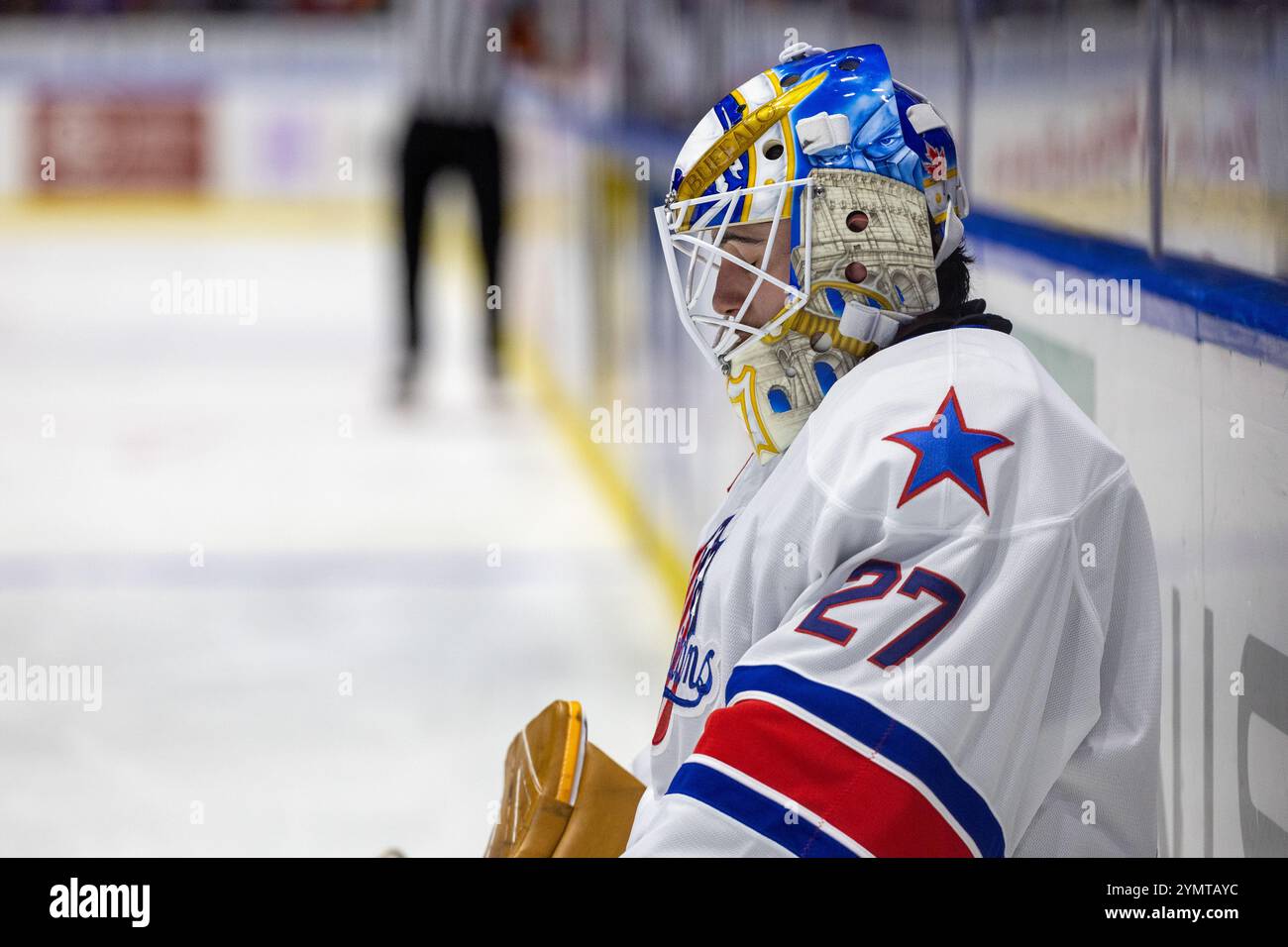 Rochester, New York, USA. 22nd Nov, 2024. Rochester Americans ...