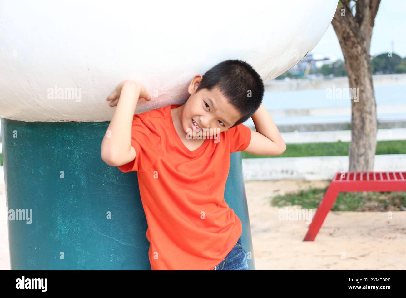 Boy playfully poses hi-res stock photography and images - Alamy