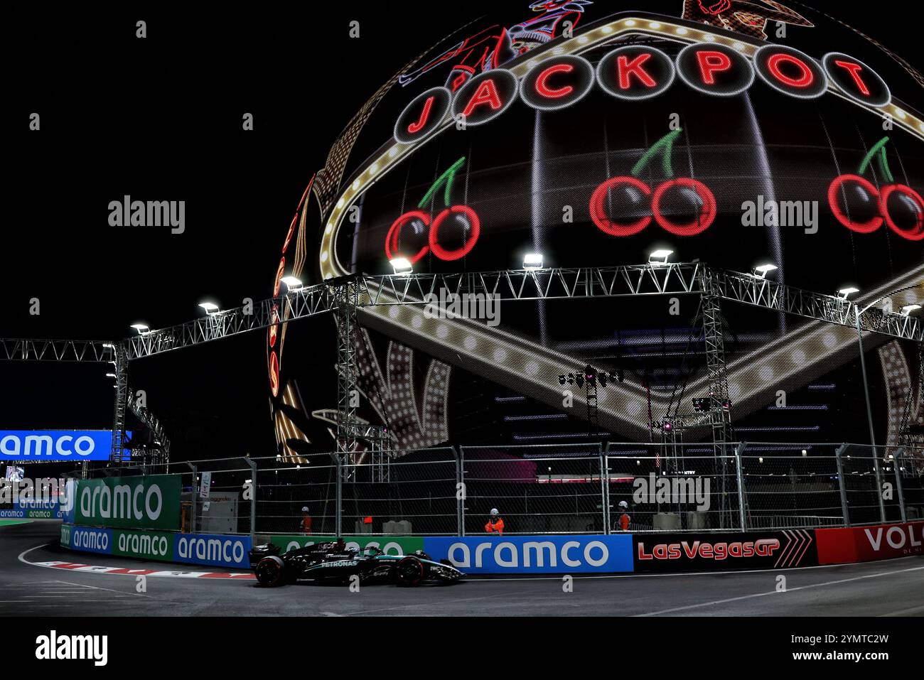 Las Vegas, USA. 22nd Nov, 2024. George Russell (GBR) Mercedes AMG F1 ...