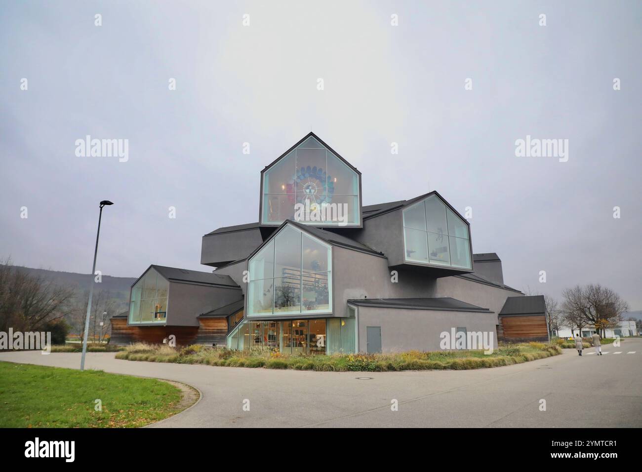 The VitraHaus building, designed by Herzog & de Meuron in 2010, faces ...