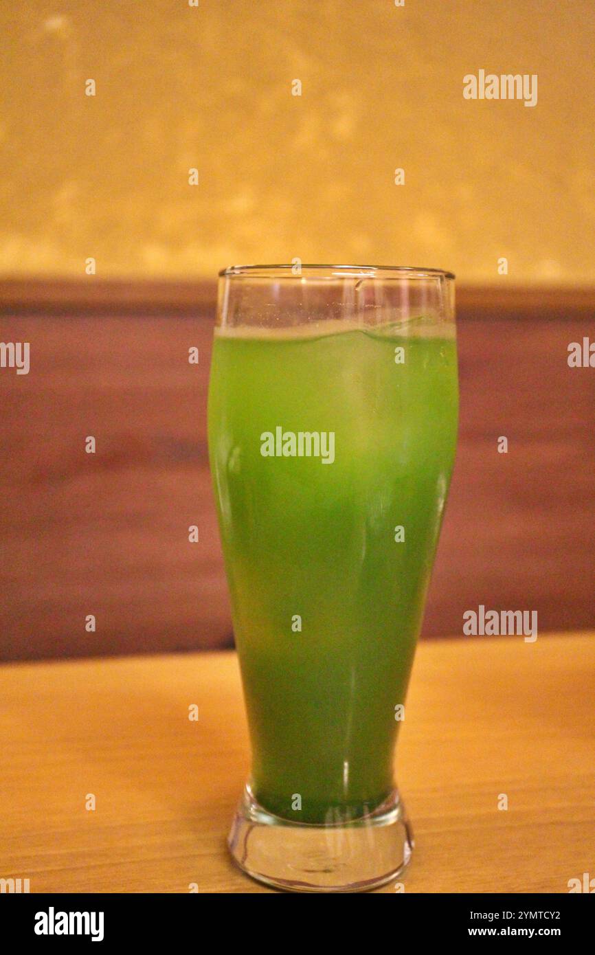 Japanese drink: mulberry leaves iced tea in Tokyo, Japan Stock Photo ...