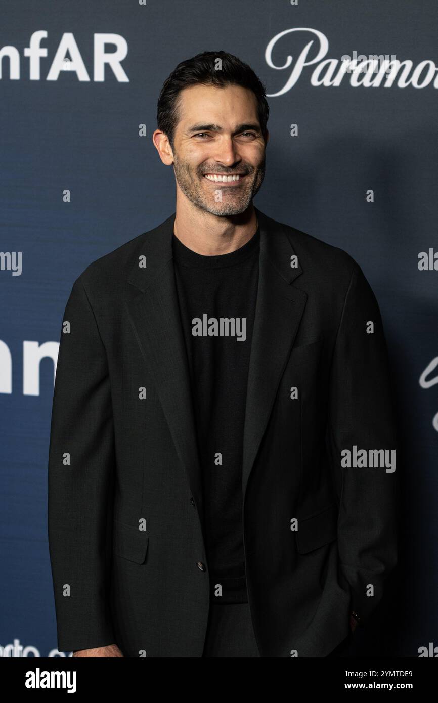 Las Vegas, NV, USA. 22nd Nov, 2024. Tyler Hoechlin at amfAR Las Vegas ...