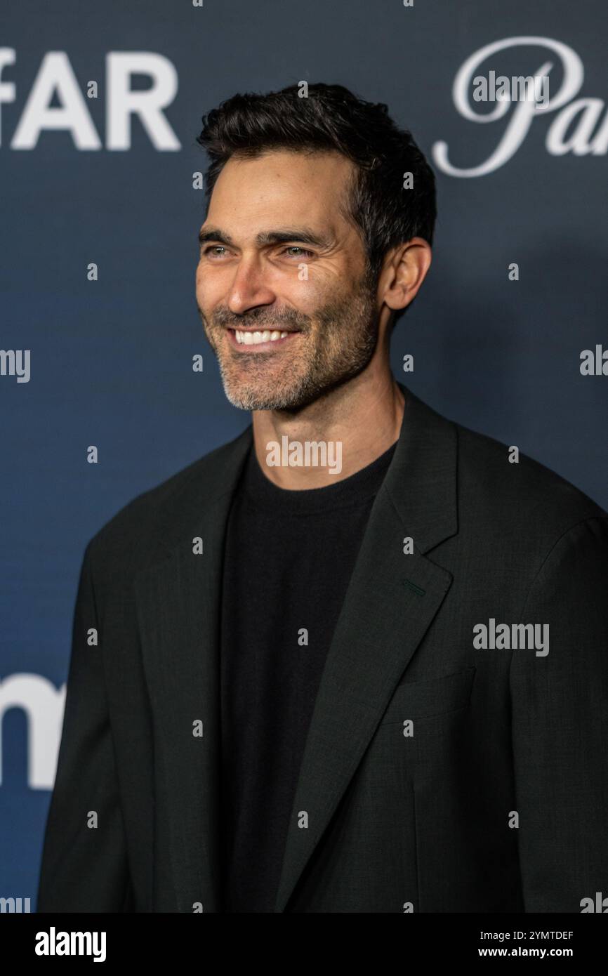 Las Vegas, NV, USA. 22nd Nov, 2024. Tyler Hoechlin at amfAR Las Vegas ...