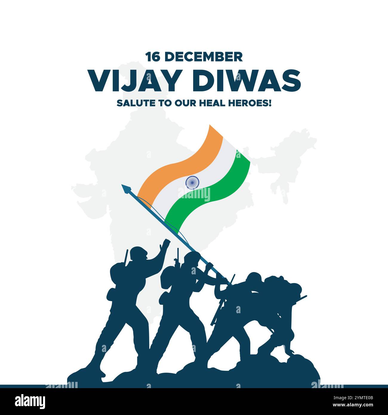 Vijay Diwas. Victory Day. 16 December 1971. Holiday Concept. Template ...
