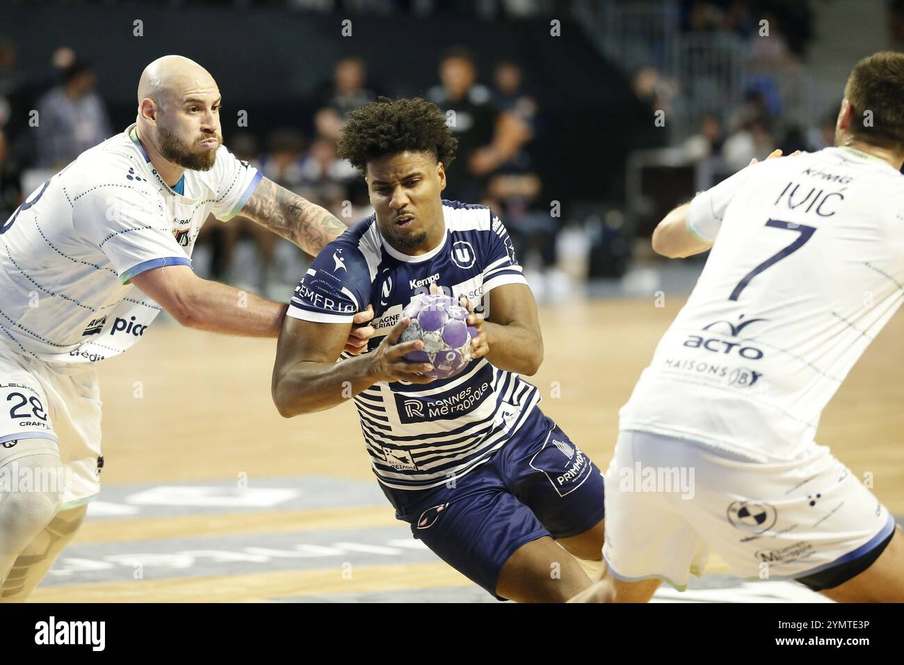 Ludwig APPOLINAIRE of Cesson-Rennes during the French championship ...