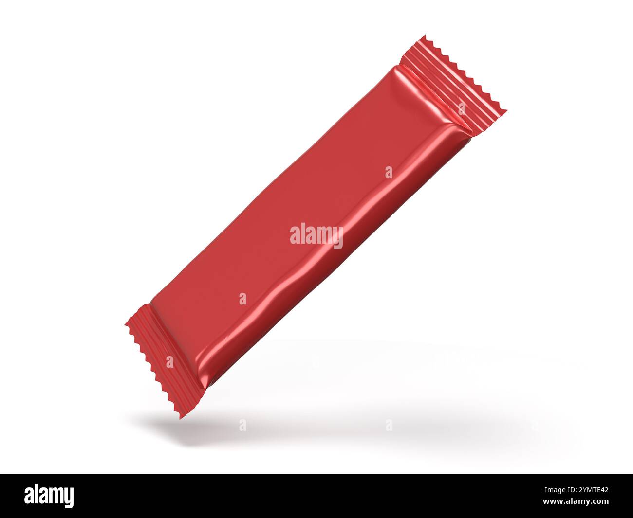 Candy bar package on a white background. 3d illustration Stock Photo ...